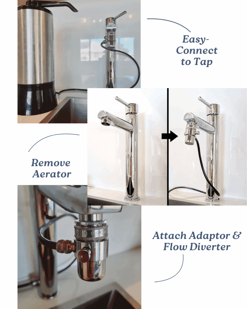 UltraStream - Faucet Benchtop Hydrogen Rich Alkaline Water Filter